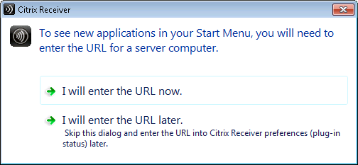 How to suppress the Citrix Receiver 3.x URL Prompt - Icenlemon.co.uk